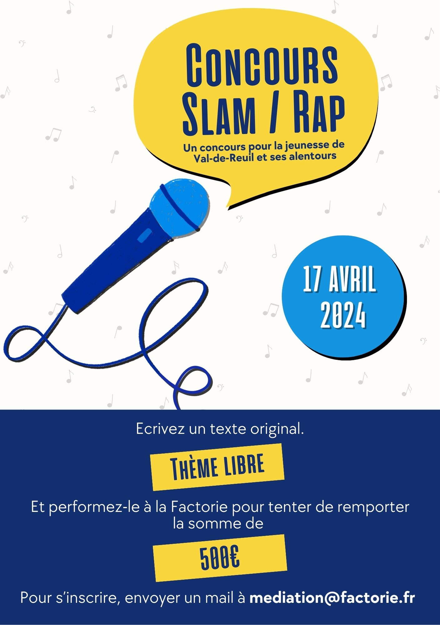Concours Slam / Rap - LA FACTORIE